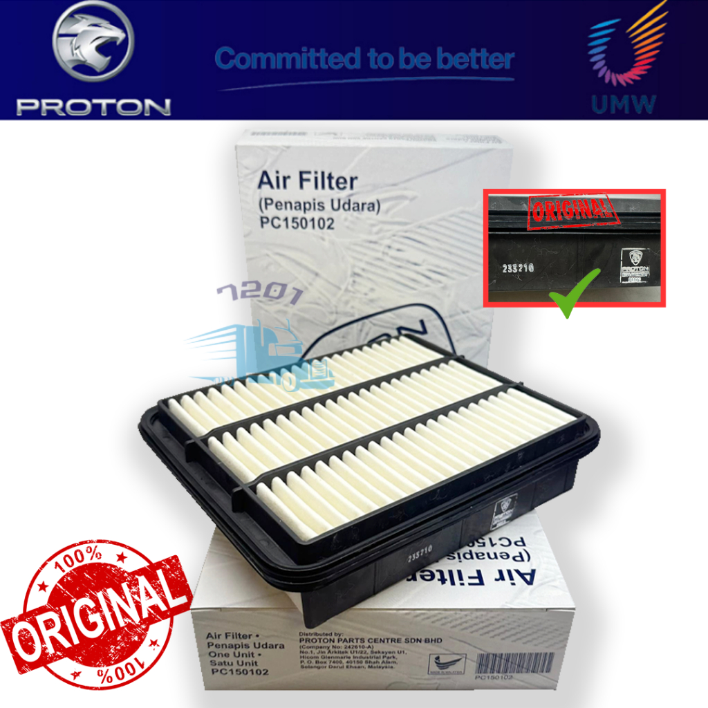 100%ORIGINAL PROTON Perdana 2.0 Perdana V6 Genune Air Filter Penapis ...
