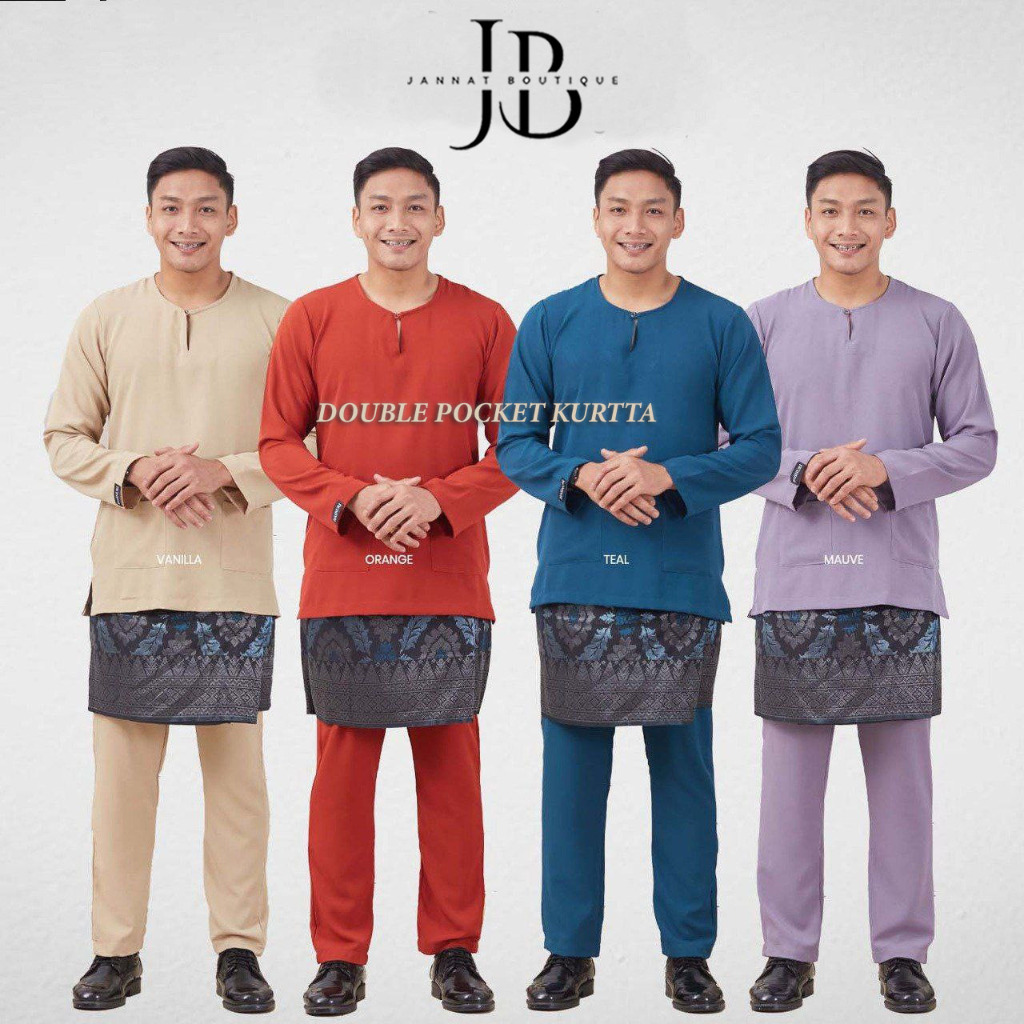 BAJU MALAYU DOUBAL PACKAT SOFT COMO CRAPE CANTIK DESING SIZE XS TO 5XL ...