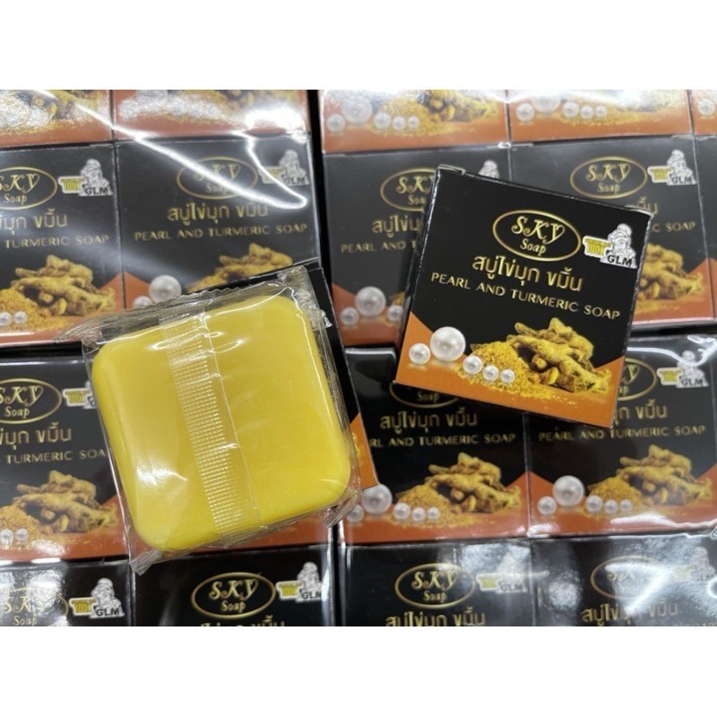 Pearl soap mixed with turmeric and honey (SKY) | Shopee Malaysia