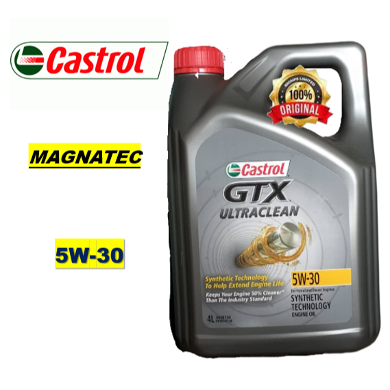 CASTROL GTX ULTRACLEAN 5W/30 4LITER | Shopee Malaysia