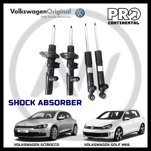 GENUINE VOLKSWAGEN GOLF 2.0 MK6 SCIROCCO 2.0 FRONT REAR SHOCK ABSORBER ...