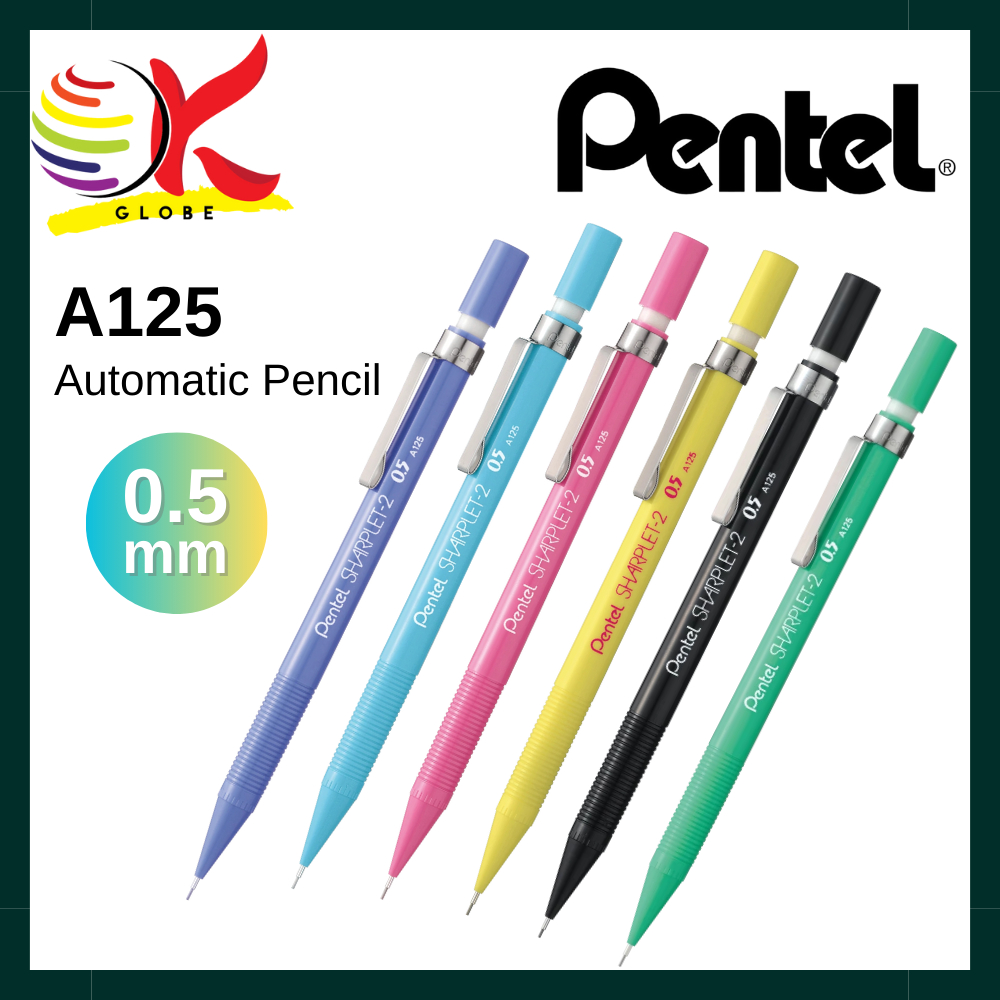 PENTEL SHARPLET-2 AUTOMATIC PENCIL 0.5MM A125 SLIM LIGHTWEIGHT ...