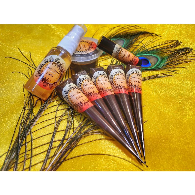 Bridal Henna Set (Ready Stock) | Shopee Malaysia