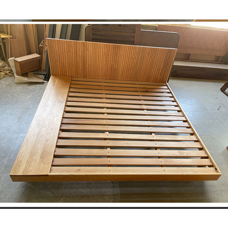 MY solid wood bed frame MUJI Nordic Modern design bedframe, master ...