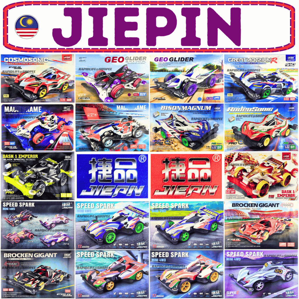 【𝗝𝗜𝗘𝗣𝗜𝗡】MINI 4WD RACING CAR IMITATION DAXING TAMIYA MURAH SERIES RACER ...