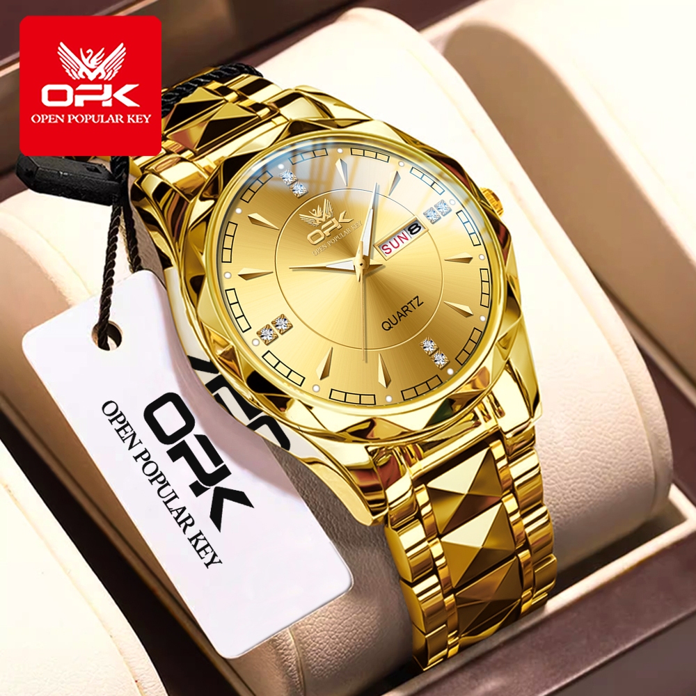 OPK Jam Tangan Lelaki Original 100% Watch Man Birthday Waterproof ...