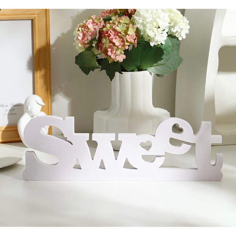 Table Home Decor Wall Decor Alphabet Letter Box Huruf Hiasan Love Wall ...