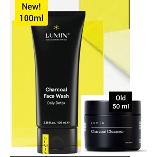 Lumin Skincare Charcoal Face Wash Daily Detox 100ml | Charcoal Cleanser ...