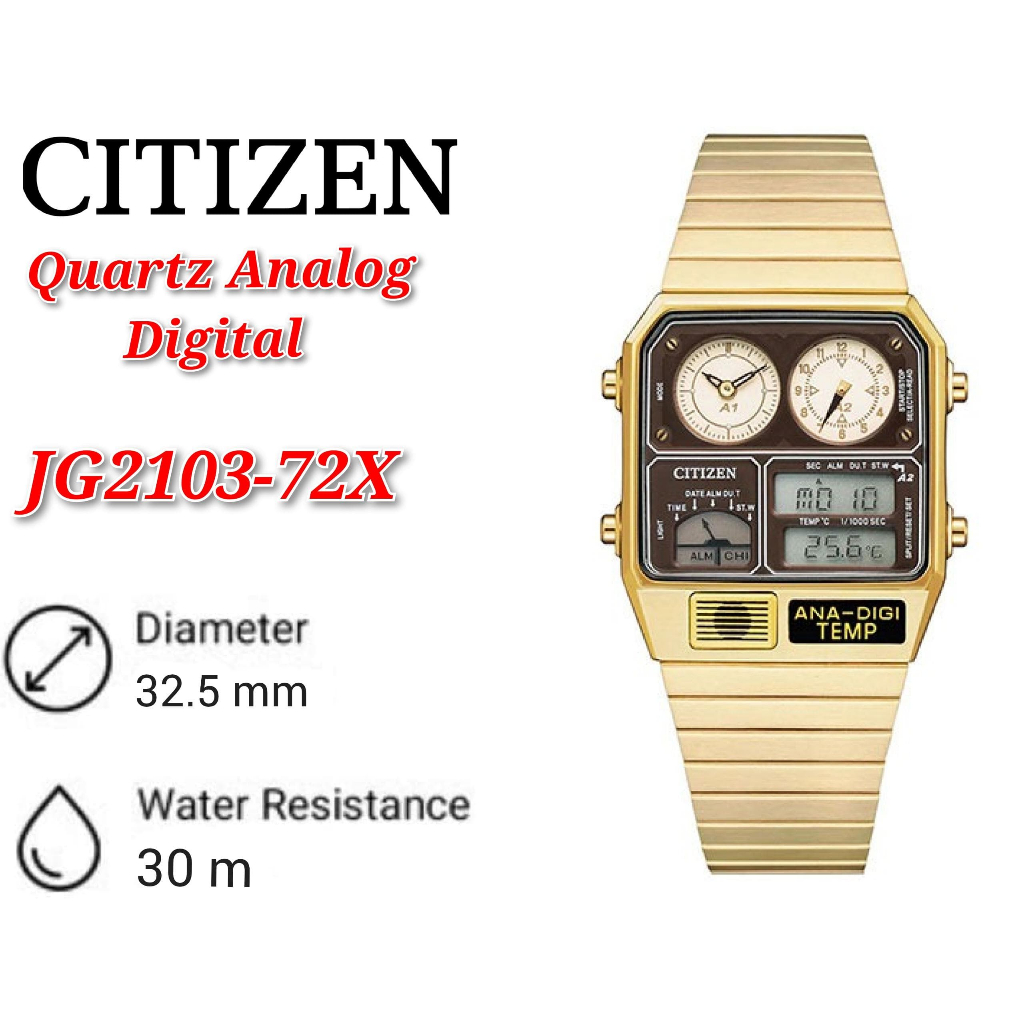 Citizen JG2103-72X Citizen Collection ANA-DIGI TEMP | Shopee Malaysia