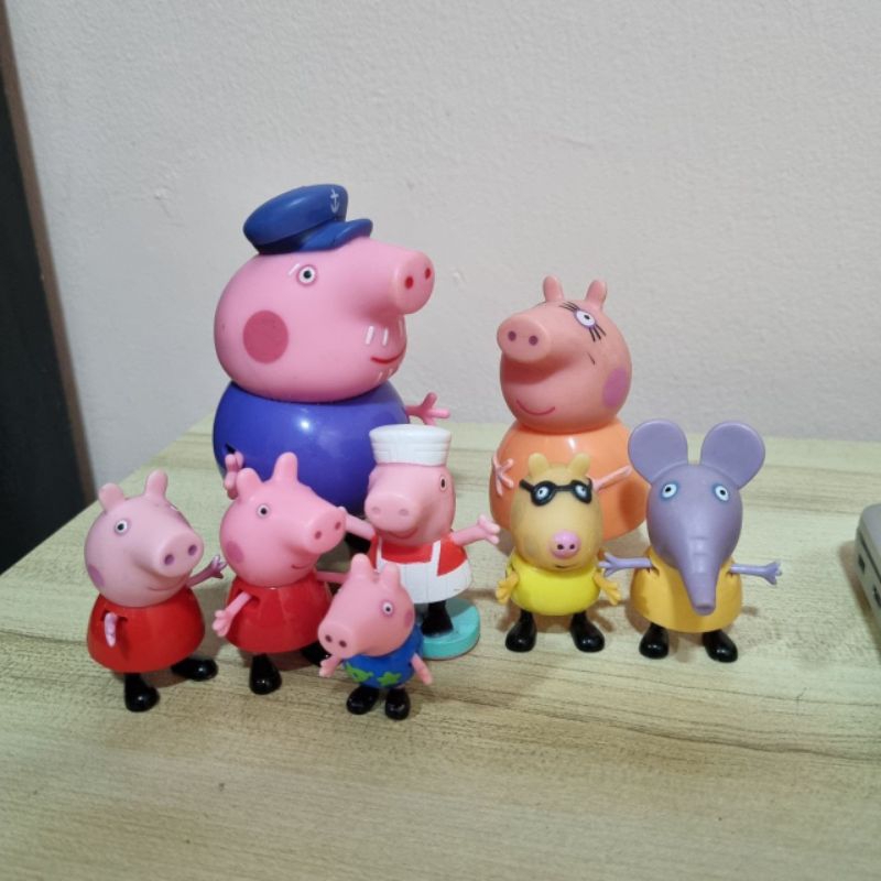 Peppa Pig combo set preloved toy | Shopee Malaysia