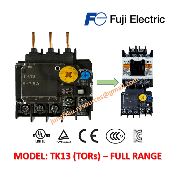 FUJI ELECTRIC Thermal Overload Relays: TK13-series | Shopee Malaysia