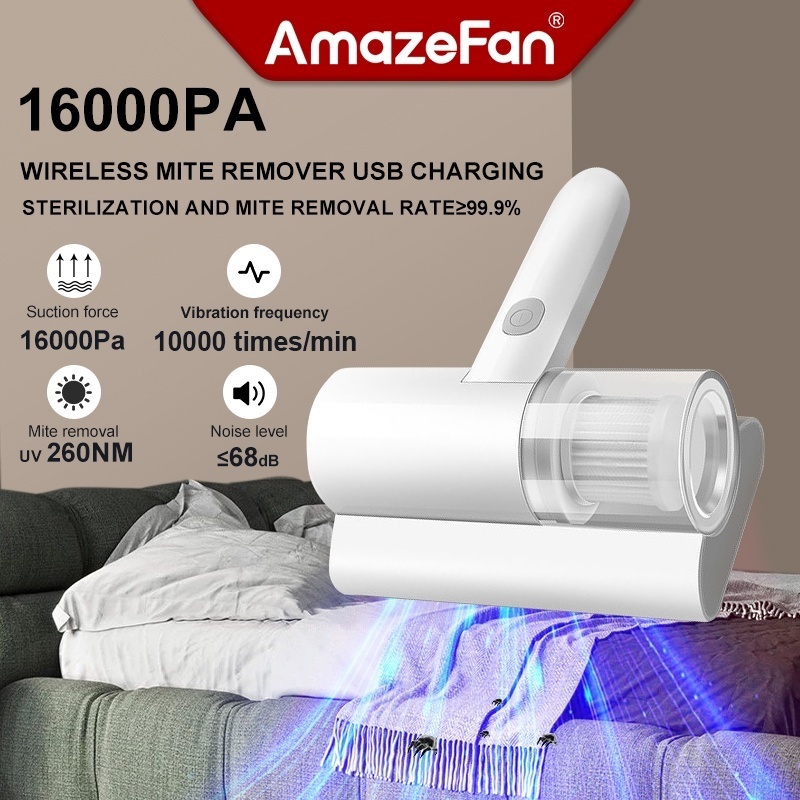 【in stock】Cordless Handheld Mite Remover High Suction UV Sterilization ...