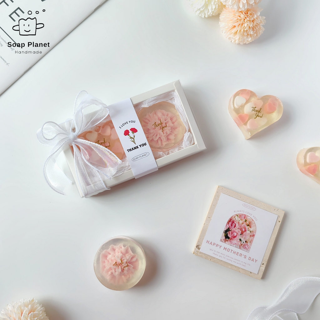 Soap Planet | Mother's Day Handmade Soap Gift Set B | 母亲节手工皂礼盒 Hadiah ...