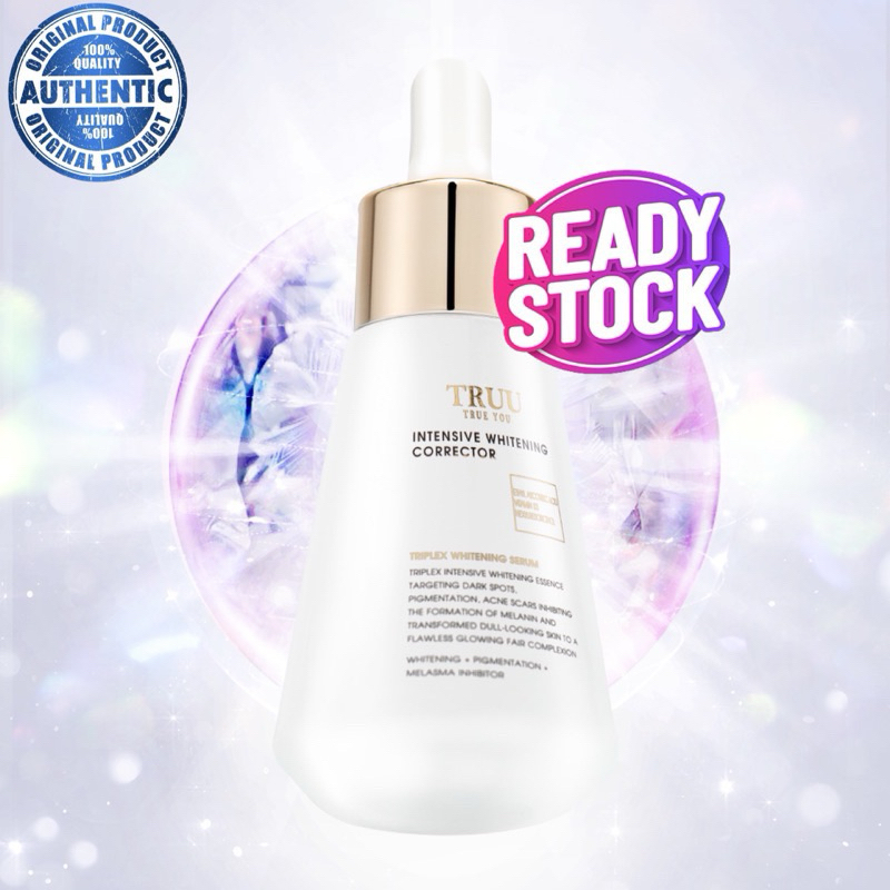 【美白小黑瓶】TRUU高濃縮褪黑美白精華 Intensive Whitening Dark Spot Corrector 30ml/10ml | Shopee Malaysia