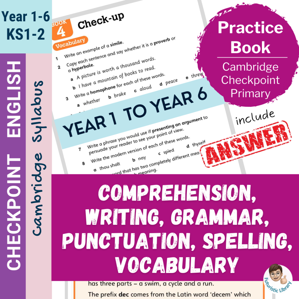 6🅿 Cambridge Primary English Practice Book + Answer Year 1 to Year 6 ...