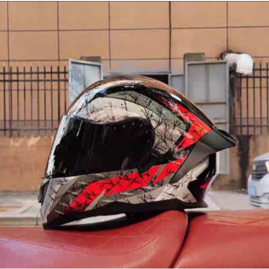 LVS 900 Flip up Helmet Modular Motorcycle Helmet Double Lens Built-in ...