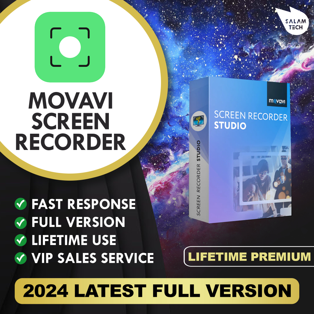 Movavi Screen Recorder v22⚡ LIFETIME PREMIUM ⚡LATEST 2024 ⚡ LIFETIME ...