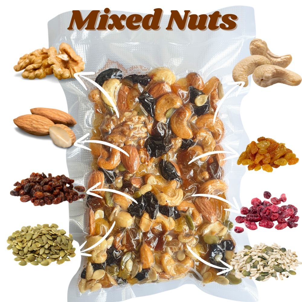 Roasted Mixed Nuts (250g/500g) | Shopee Malaysia