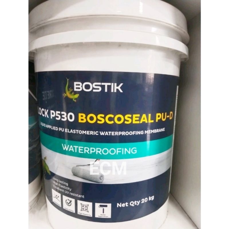 BOSTIK BOSCOSEAL PU-D P530 (20KG) LIQUID APPLIED HYBRID PU ELASTOMERIC ...