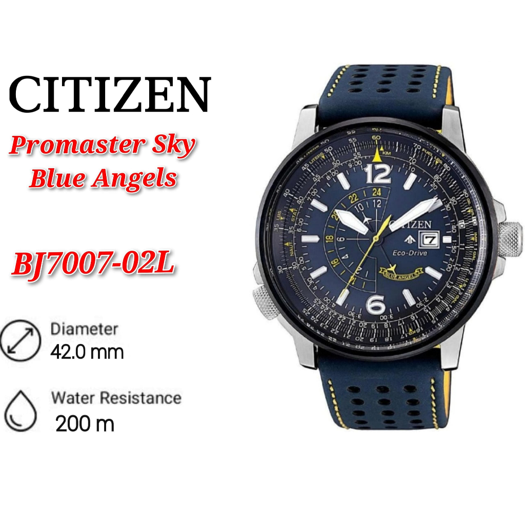 Citizen Promaster Nighthawk Men's Eco-Drive Blue Dial BJ7007-02L ...