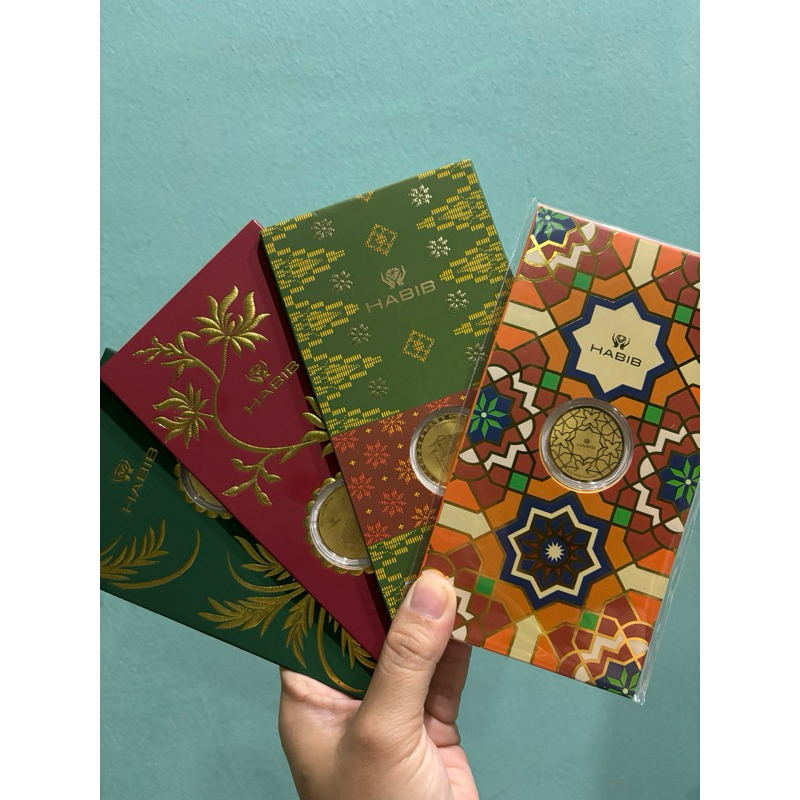 Assorted design Wafer coin 999.9 0.20gram Habib (Ready stock) | Shopee ...