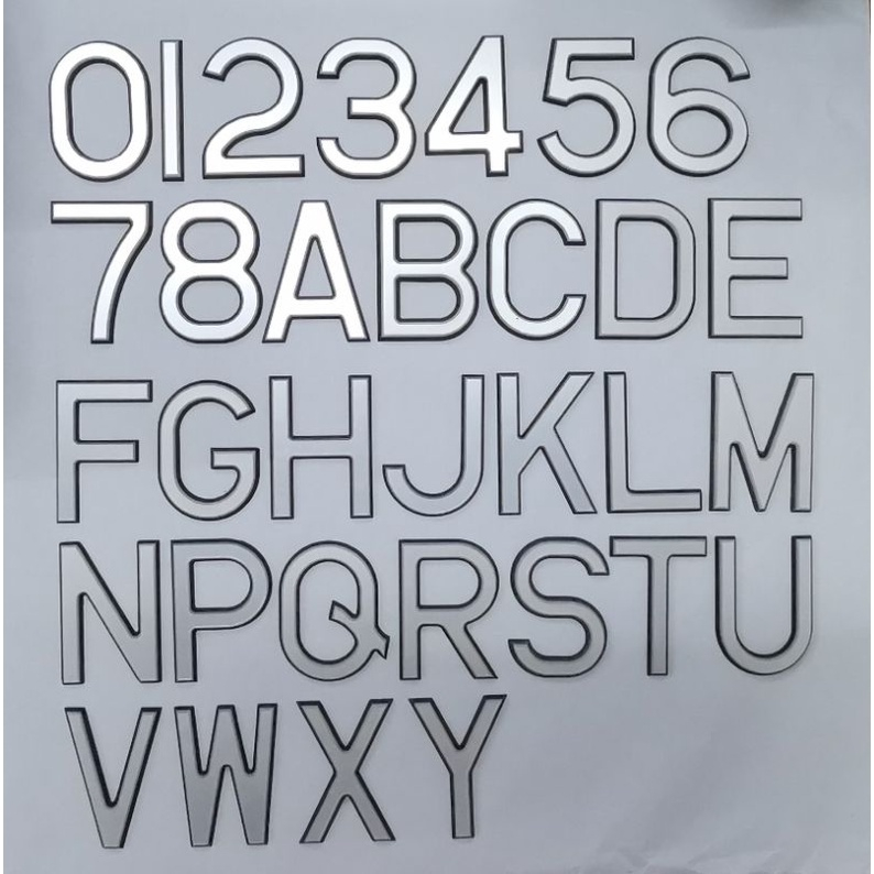 Clear Stock !!! High Quality Car Number 2 Layer (Acrylic Crystal ...