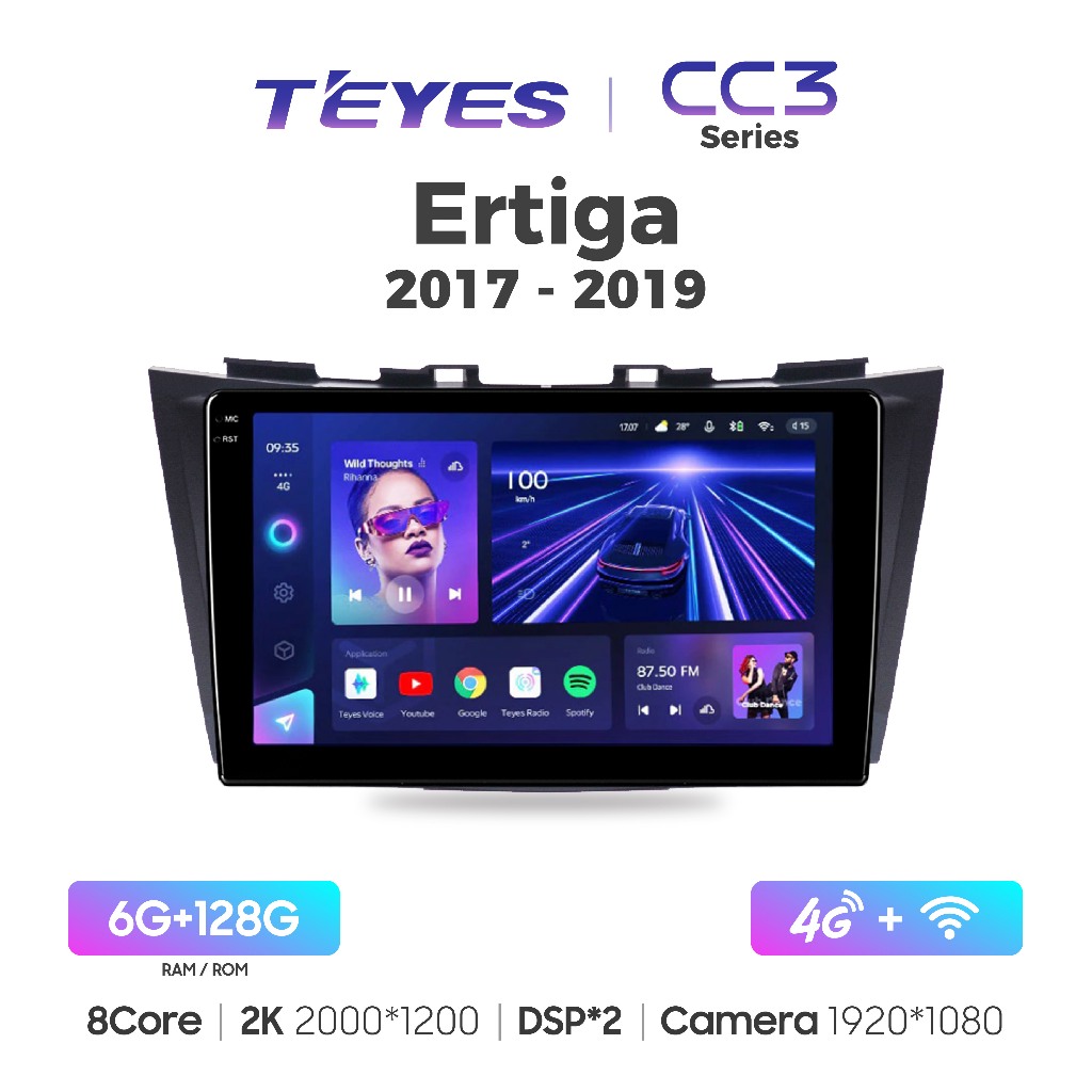 TEYES CC3 Series Proton Ertiga 2017-2019 Android Car Player 9″ | Shopee Malaysia