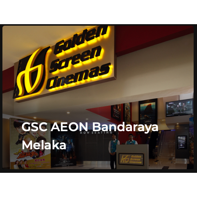 GSC Cinema Southern Region [Malacca] | Shopee Malaysia