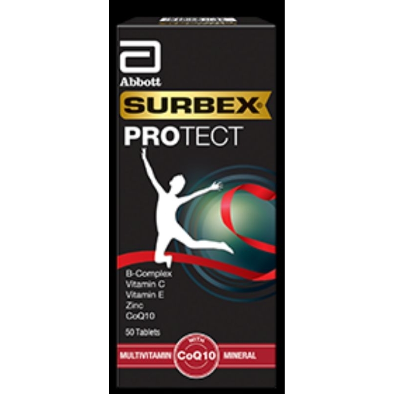 Abbott SURBEX® PROTECT 50's CoQ10 100's 2x50's twin pack | Shopee Malaysia
