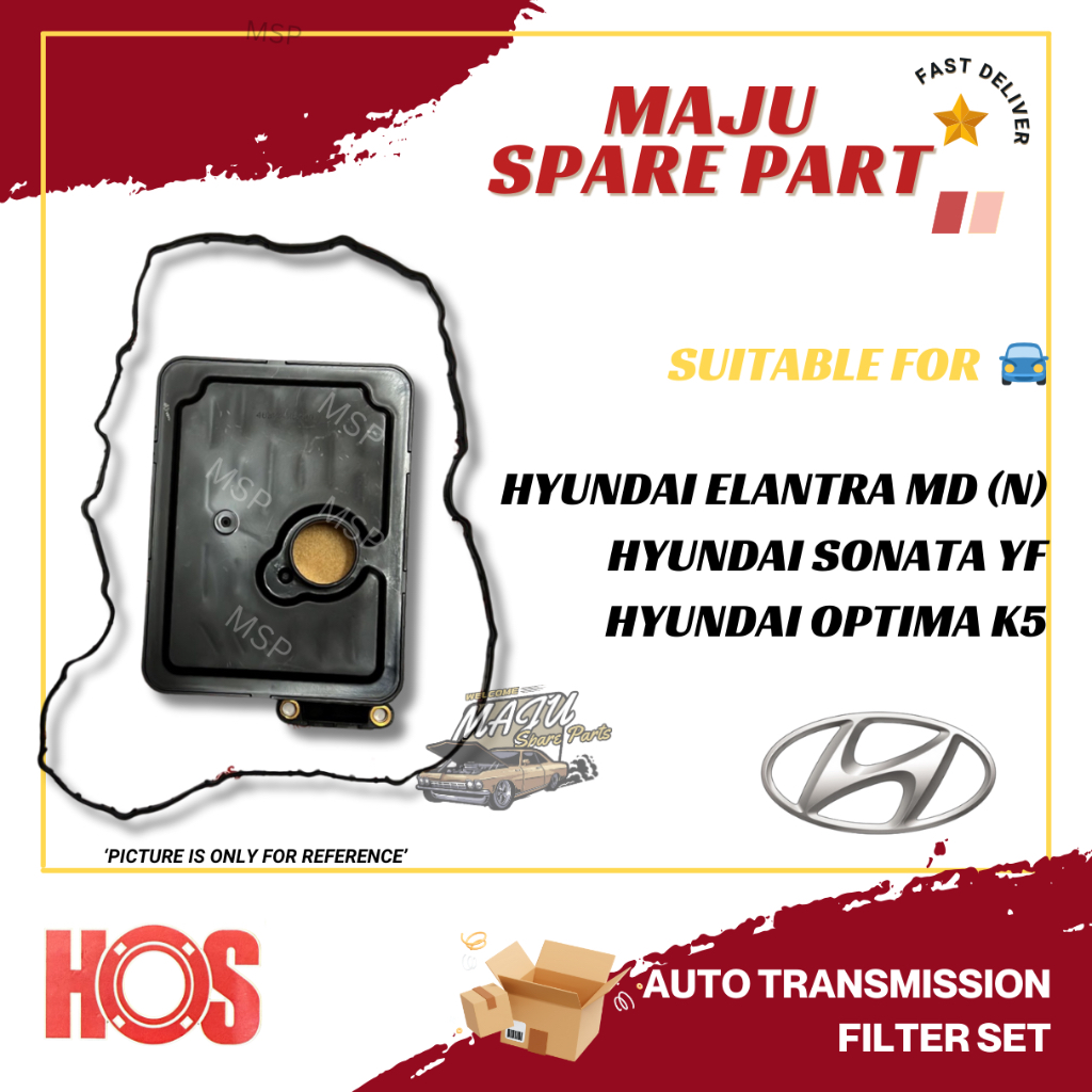 MSP HYUNDAI ELANTRA MD /HYUNDAI SONATA YF /HYUNDAI OPTIMA K5 AUTO TRANSMISSION FILTER SET AUTO ...