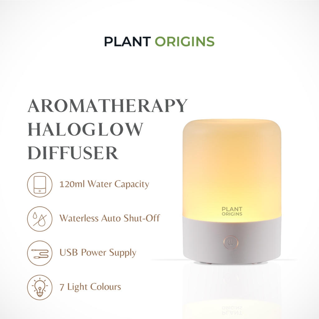 Plant Origins Aromatherapy HaloGlow Diffuser (120ml) | Shopee Malaysia