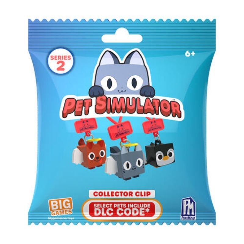 Pet Simulator Series 2 Collector Clip Original Big Games Random Pick ...