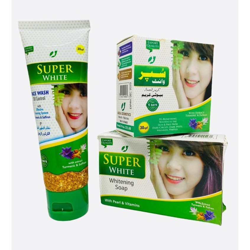 💯% Original, Super White BEAUTY Cream +Face Wash + Soap 3 in 1 Set ...