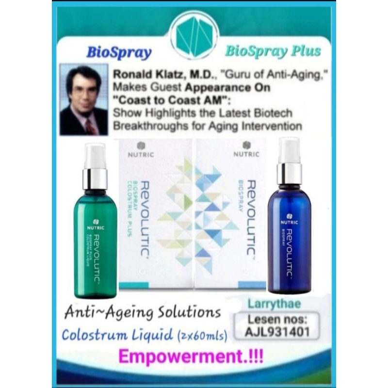 IMMUNITY~Solutions.!!! Revolutic BioSpray & Plus (2×60mls) Twin Pack ...