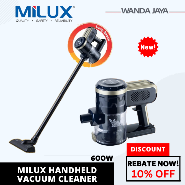 Milux Cyclonic Handheld Vacuum Cleaner (MVC-829) | Shopee Malaysia