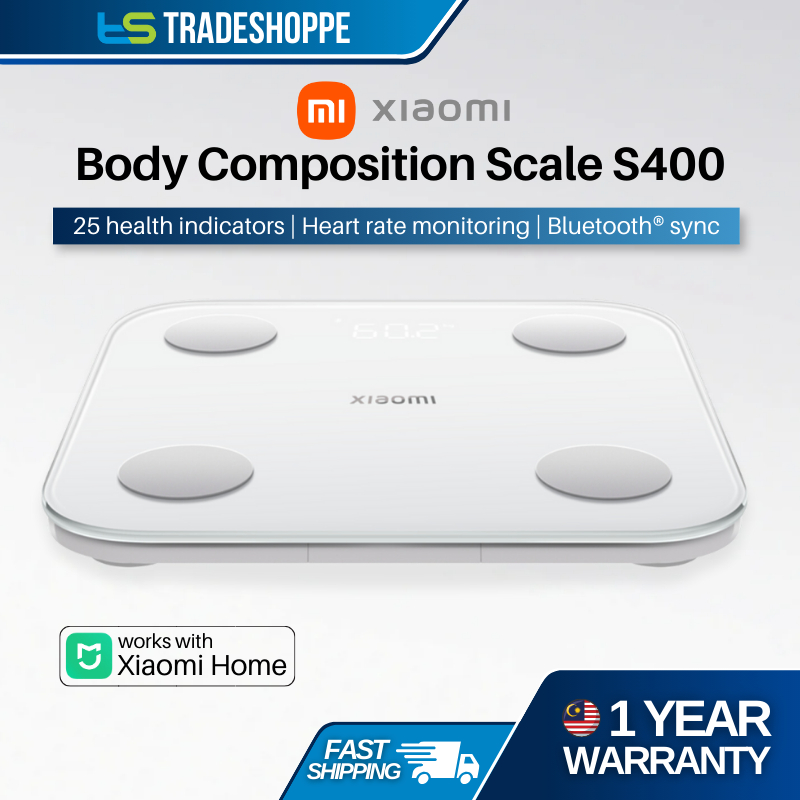 Xiaomi Smart Body Composition Scale S400 | Shopee Malaysia