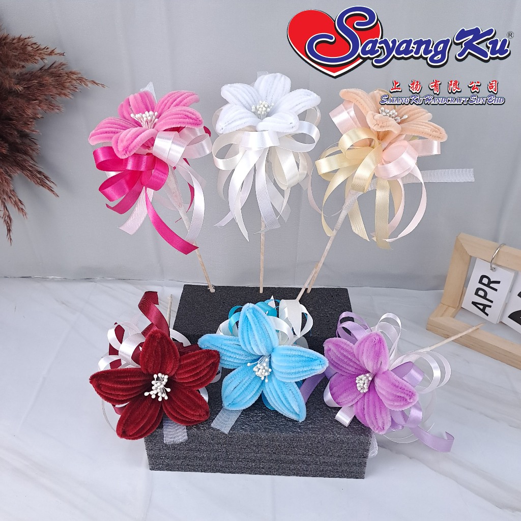 [New Product] Bahan2 bunga telur Kawatbulu bunga Lily 30 batang / Dawai ...