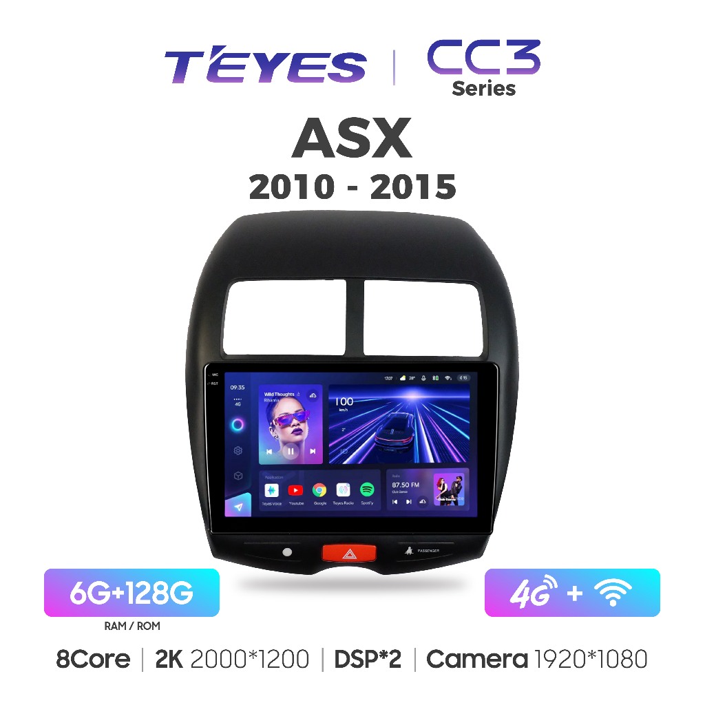 Teyes CC3 Series Mitsubishi ASX 2010-2015 Android Car Player 10” | Shopee Malaysia
