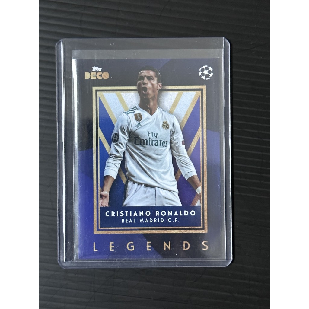 2023-24 Topps Deco UEFA CRISTIANO RONALDO Legends Insert Real Madrid ...