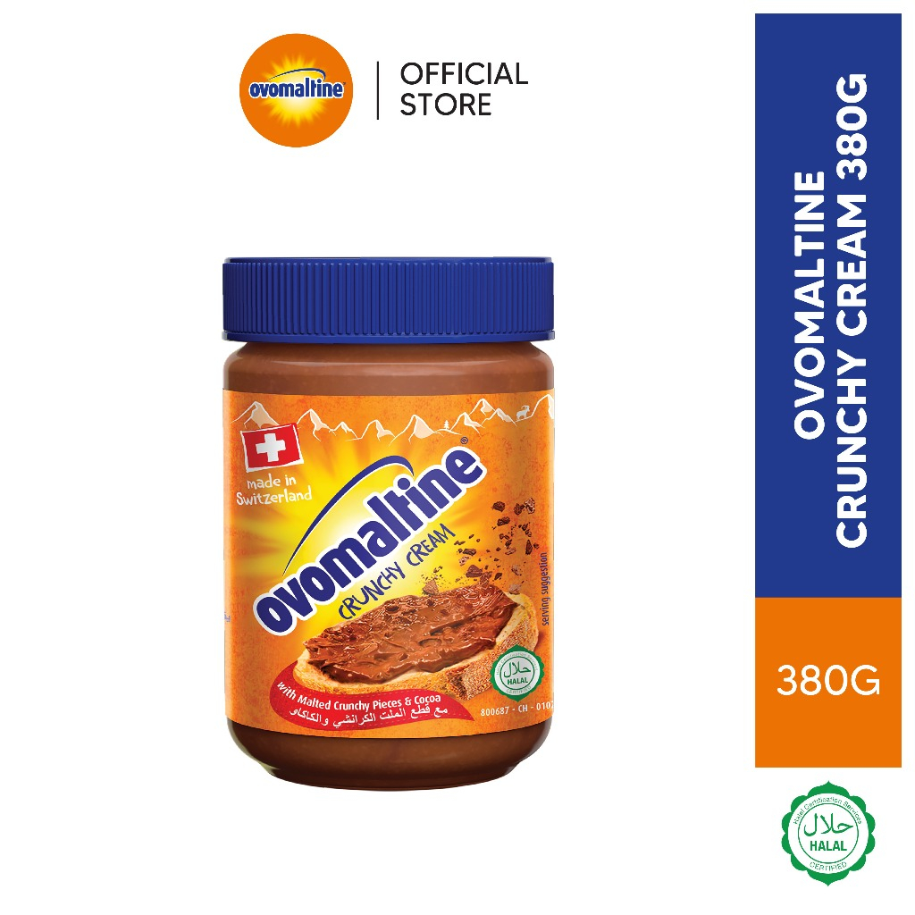 Ovomaltine Crunchy Cream 380g [EXP: 15/Aug/2025] | Shopee Malaysia