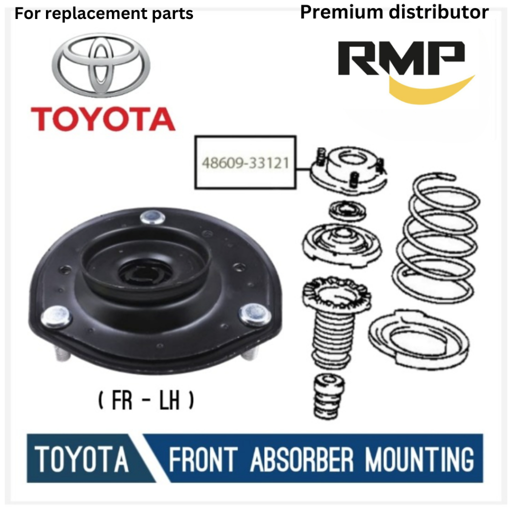 TOYOTA Front Absorber Mounting (LH/RH) for Toyota Camry SXV20 / Harrier ...