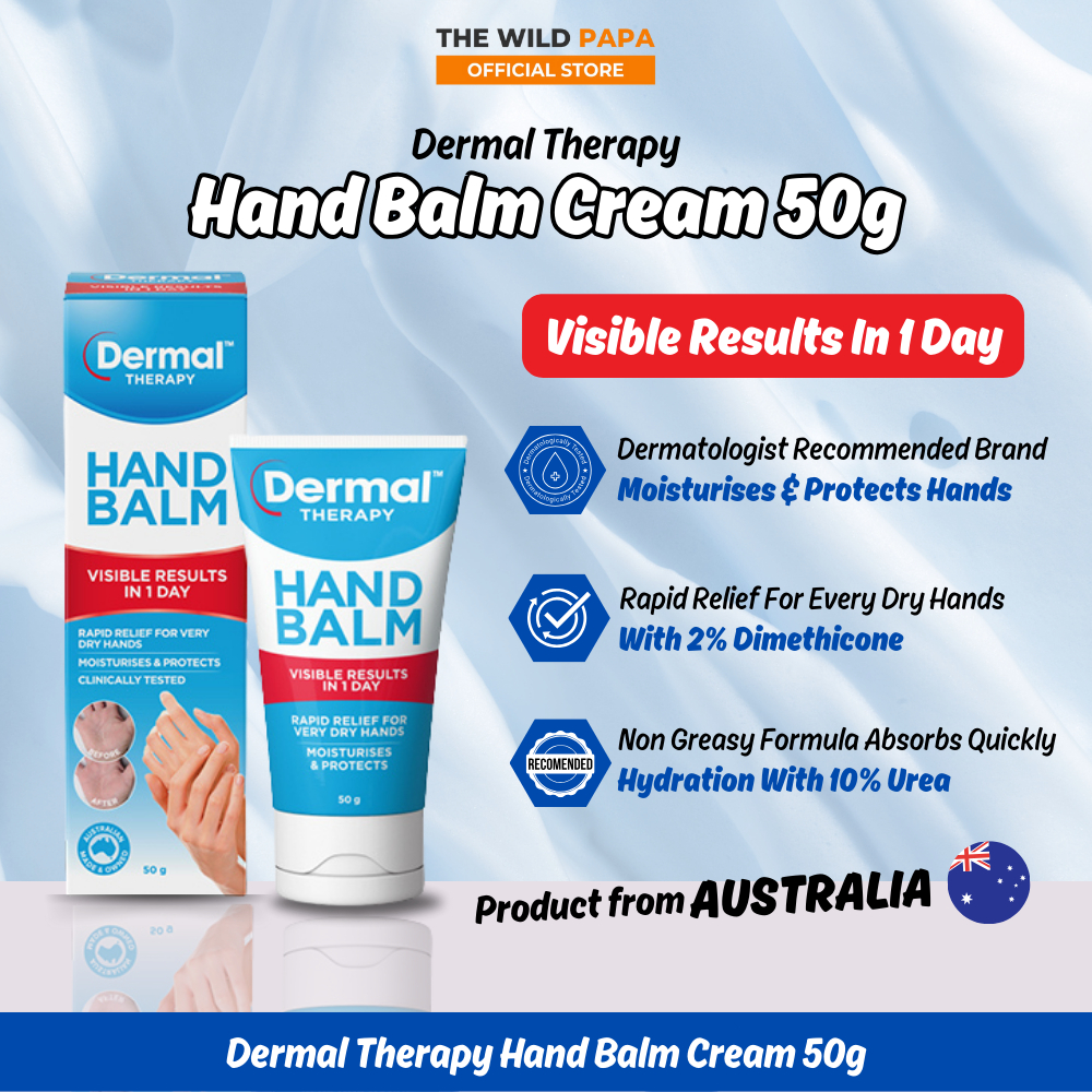 DERMAL THERAPY Hand Balm Cream 50g Very Rough Hand Cream Calloused Hand ...