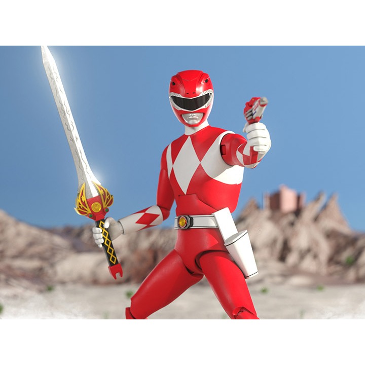 Super 7 Mighty Morphin Power Rangers ULTIMATES Wave 2 Red Ranger ...