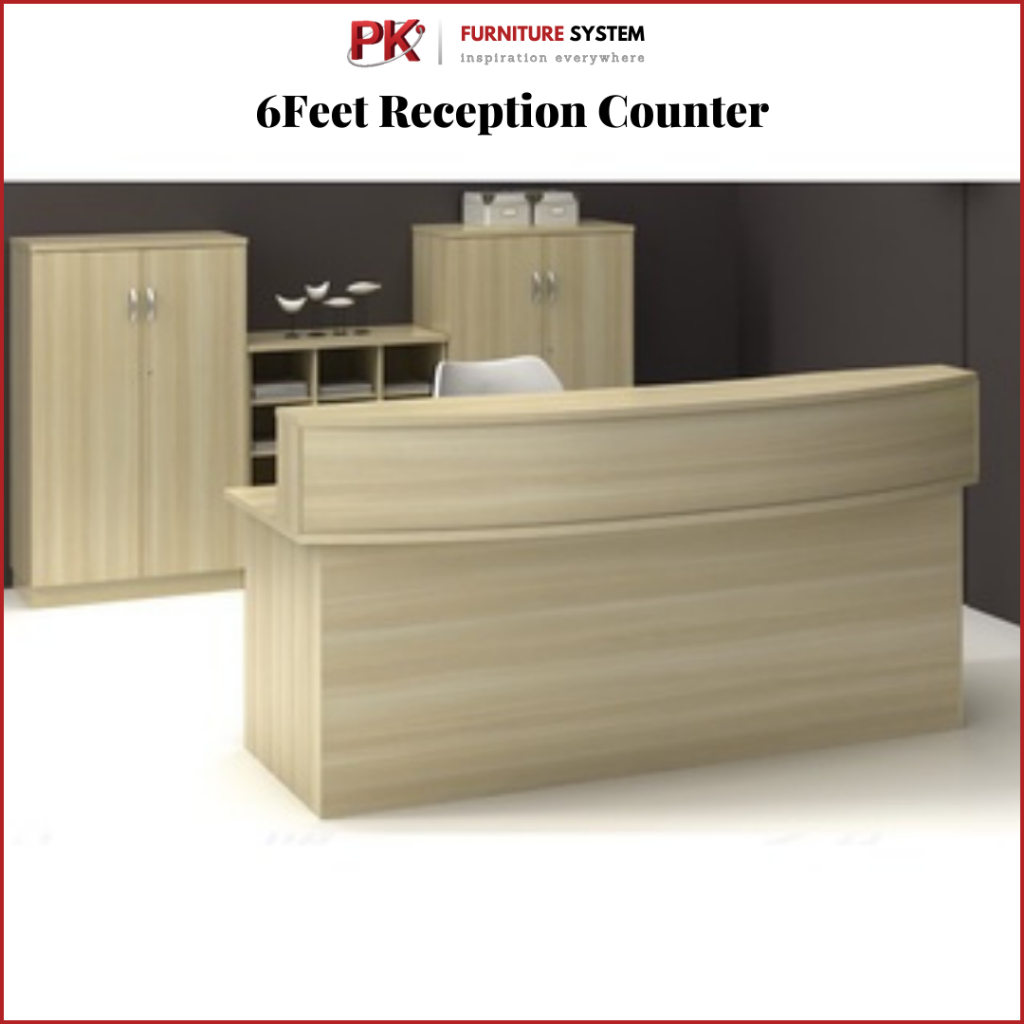 READY STOCK Reception Counter 6ft | EXCT-1800 | Office Furniture | Meja ...