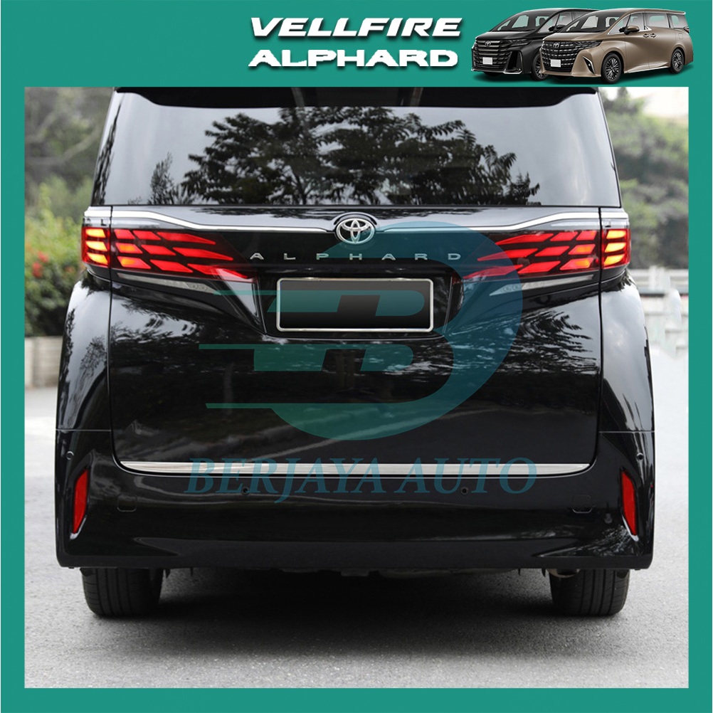 Toyota Alphard Vellfire 2024 - 2025 AH40 AGH40 ANH40 Rear Bonnet Chrome ...