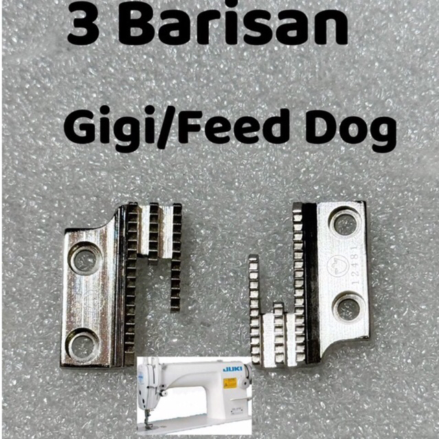 3 Barisan Feed Dog/Sewing Machine Industri Jahit Lurus/Mesin Jahit ...