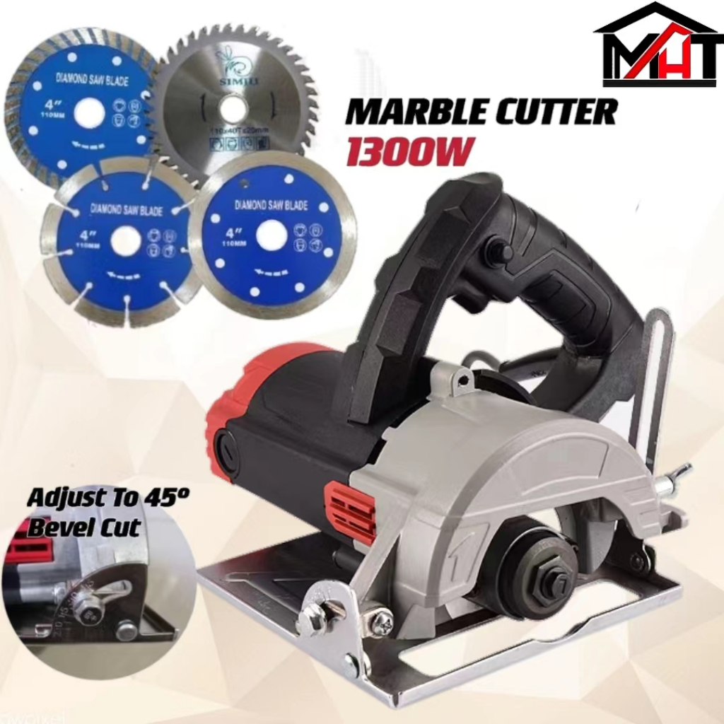 SIMJU 4” Wood/Marble/Concrete/Tiles Cutter Machine (large thick plate ...