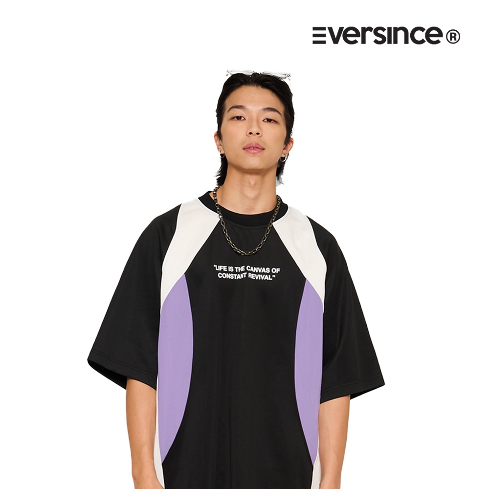 Eversince Eclipse Oversized Jersey Unisex - Black Purple | Shopee Malaysia