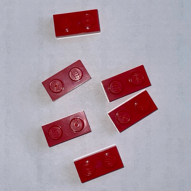 Genuine Lego 1x2 tile (red) | Shopee Malaysia