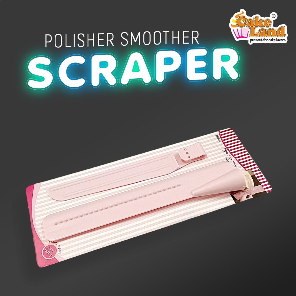 CAKE LAND Plastic Adjustable Height Cake Smoother Scraper | Shopee Malaysia